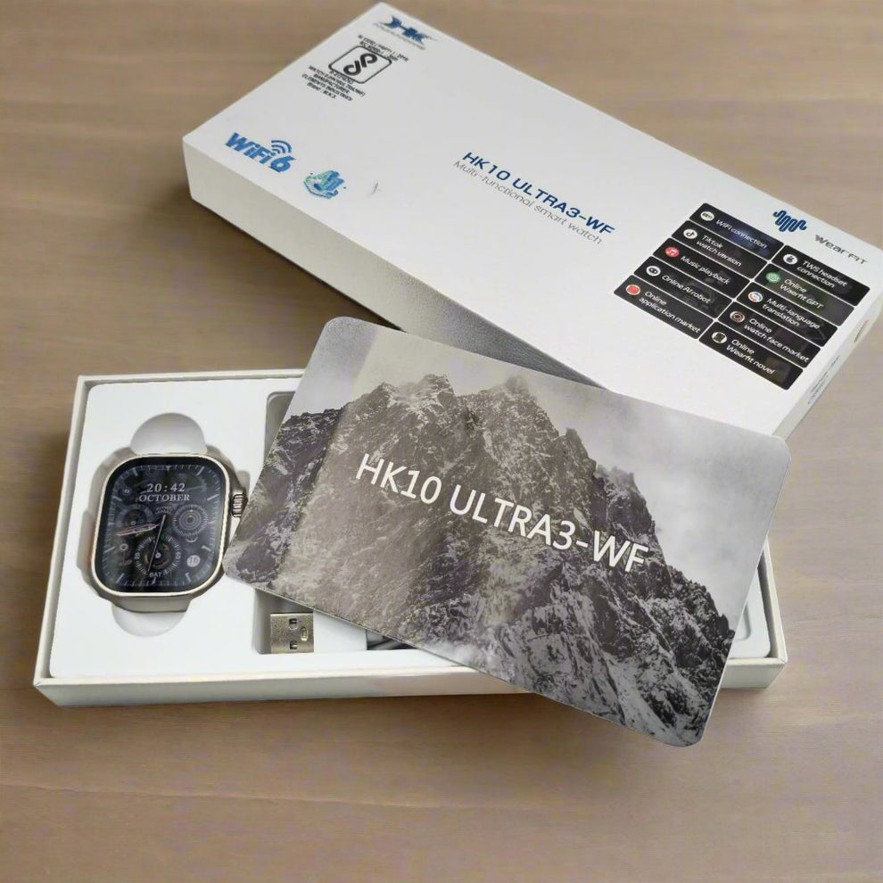 HK10 ULTRA 3 WIFI IS A SMARTWATCH WITH AN AMOLED DISPLAY 🌟📱 – Zone Alpha