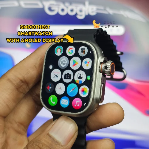 S12 Ultra 4G Smartwatch with Rotating Camera & AMOLED Display