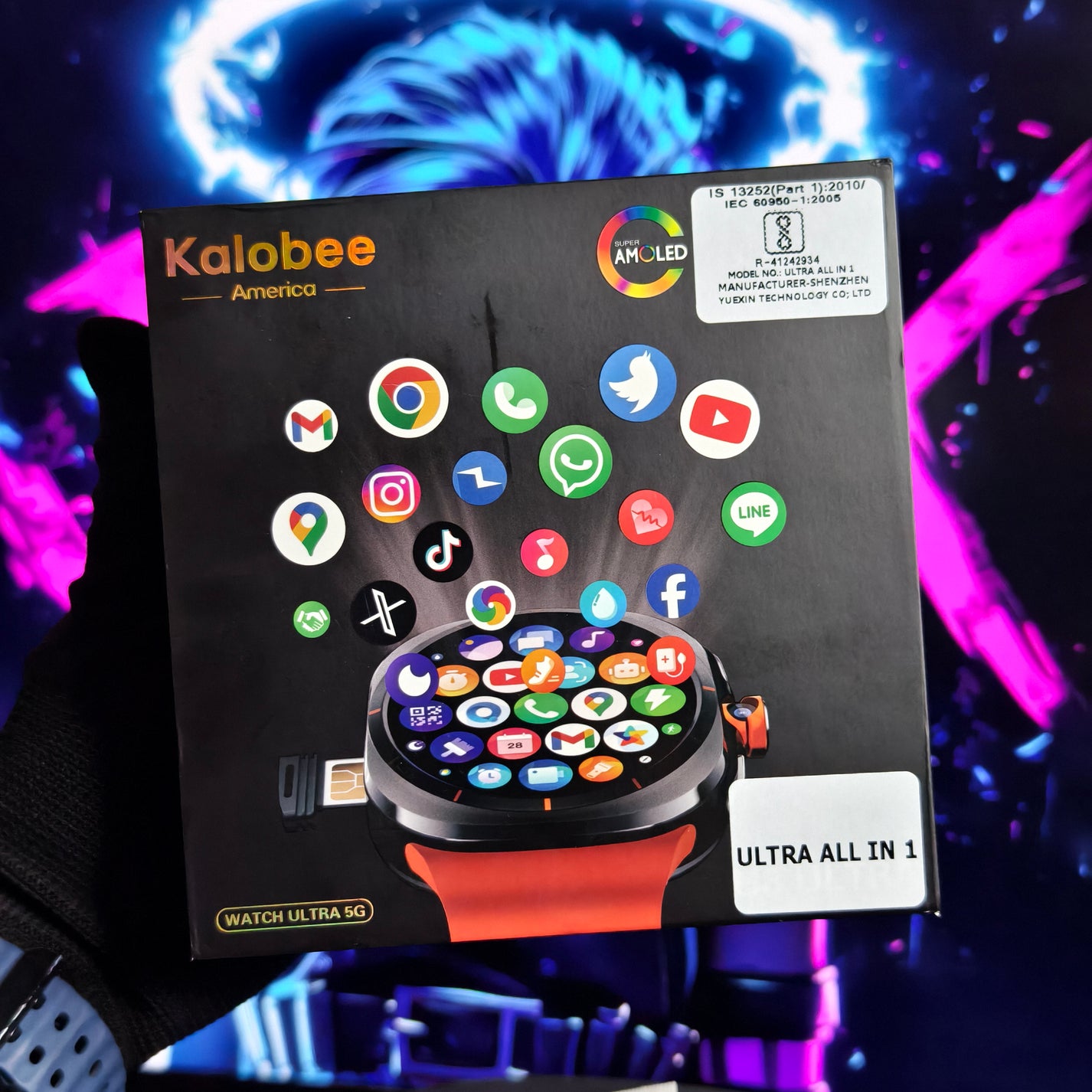 Kalobee U8 Watch 7 Ultra SUPER AMOLED Android 5G – Zone Alpha