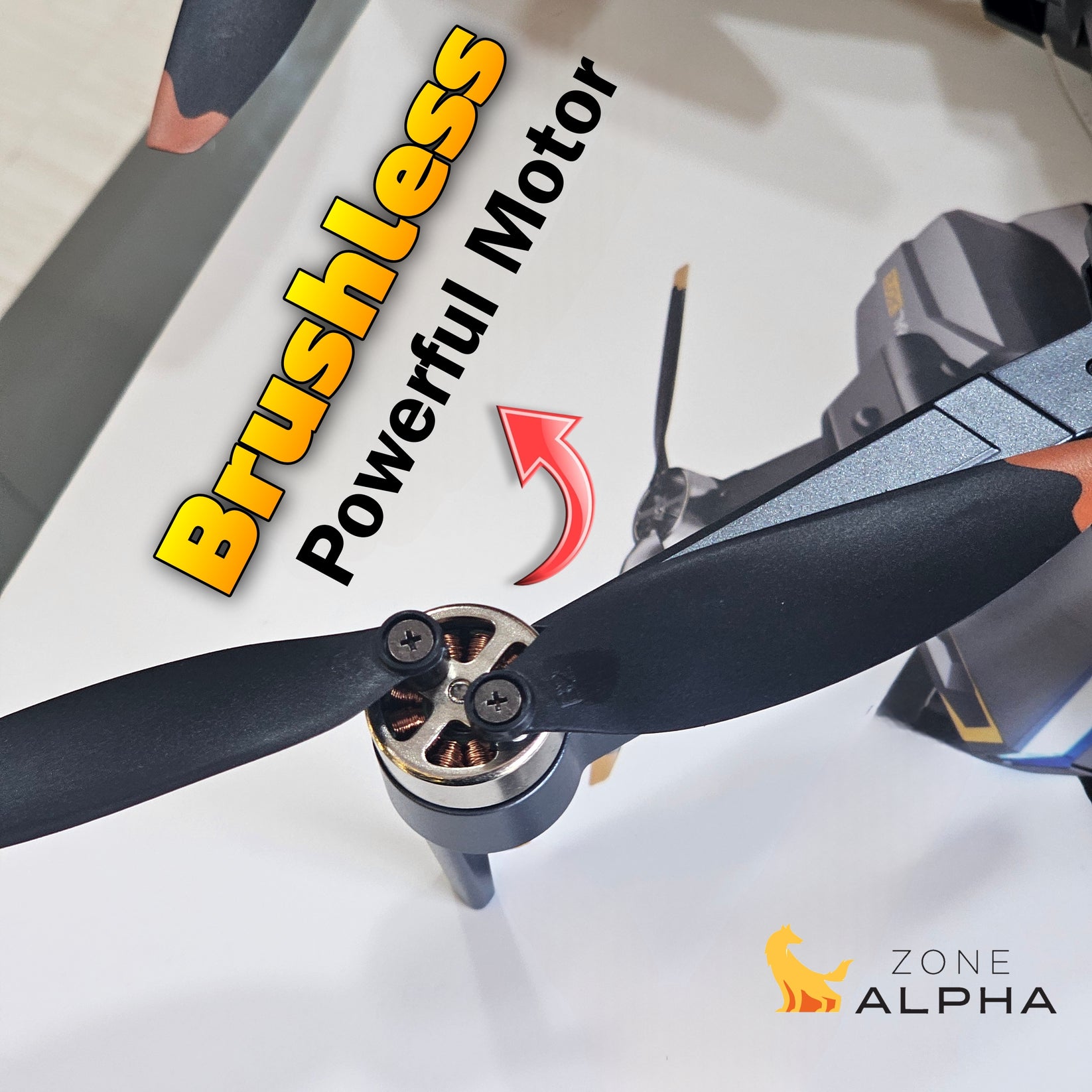 P |18 Pro Drone | Extra Battery Included | Zone Alpha